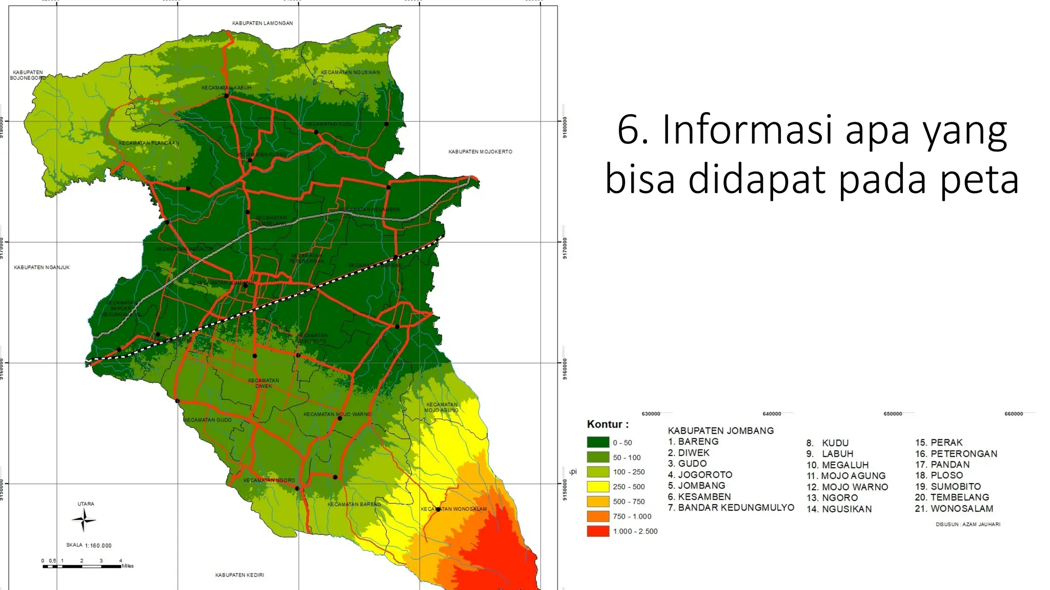 Soal bab peta dan sistem informasi geografi mata pelajaran geografi | PPTX