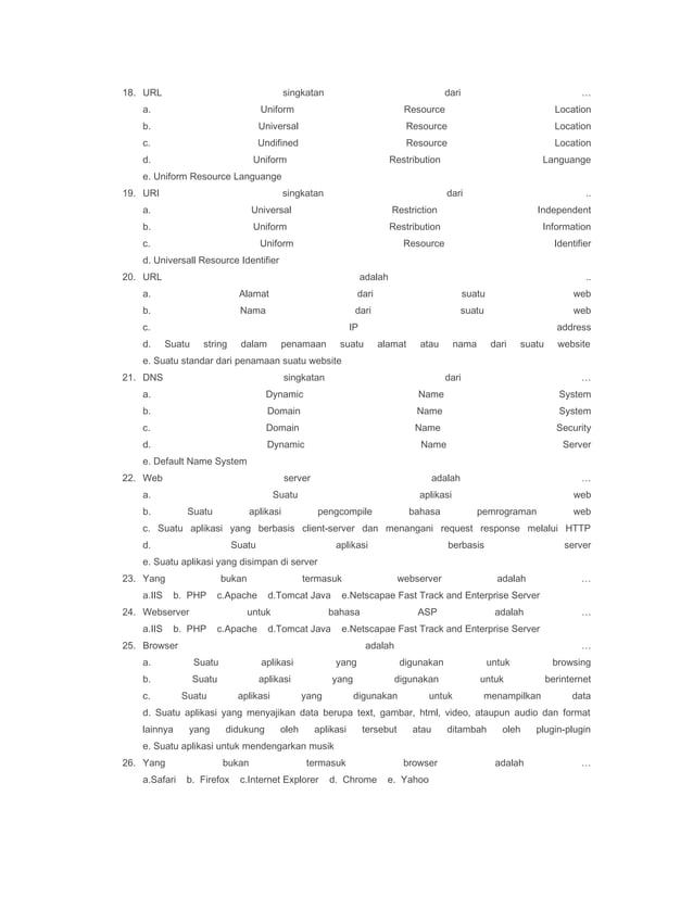 Soal php web smk yplp perwira purbalingga | DOC