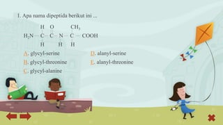 Soal pilihan ganda protein | PPTX