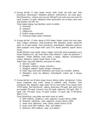 Soal pilihan jamak | DOCX