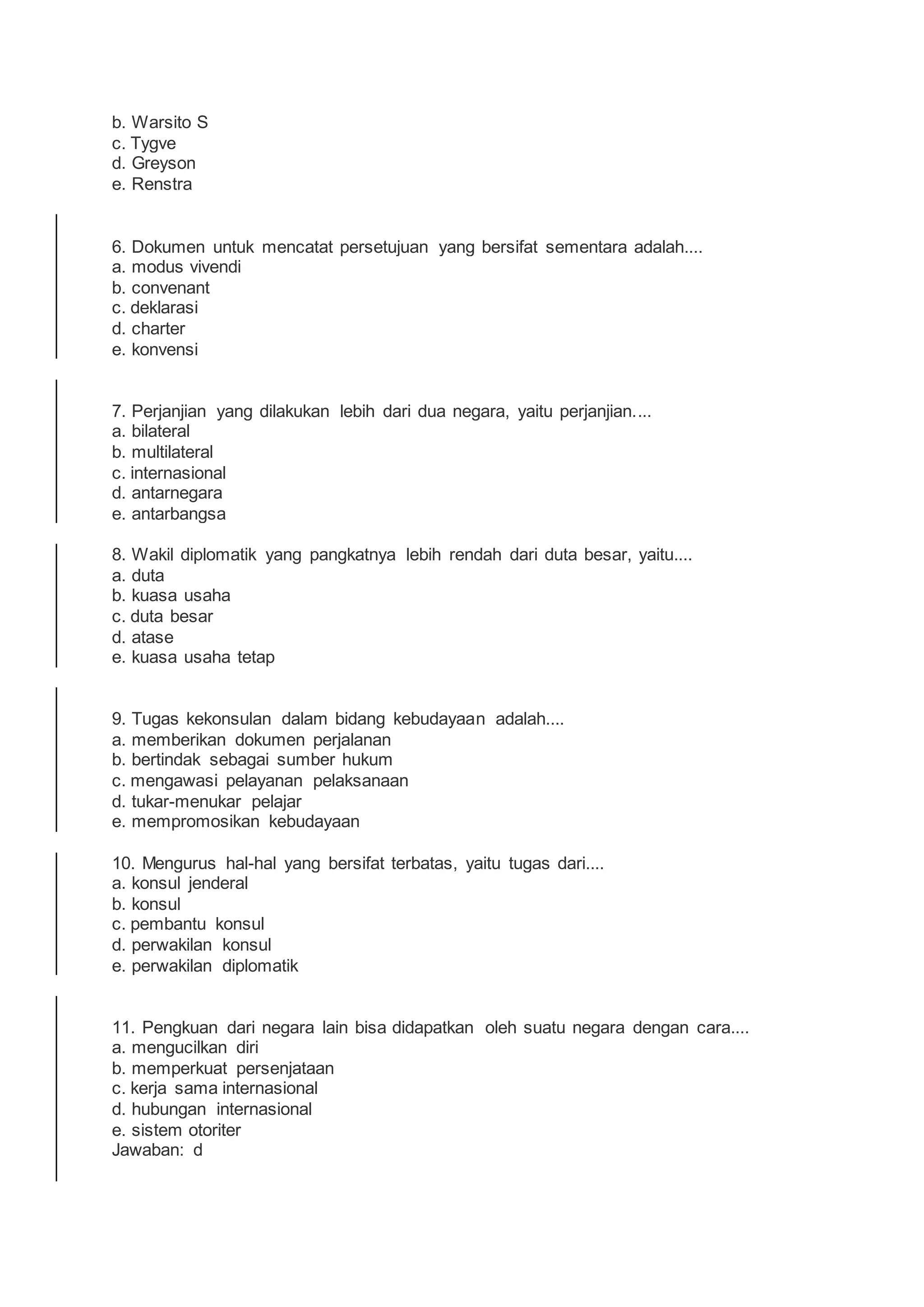 Soal pkn smt 2,2 | DOCX