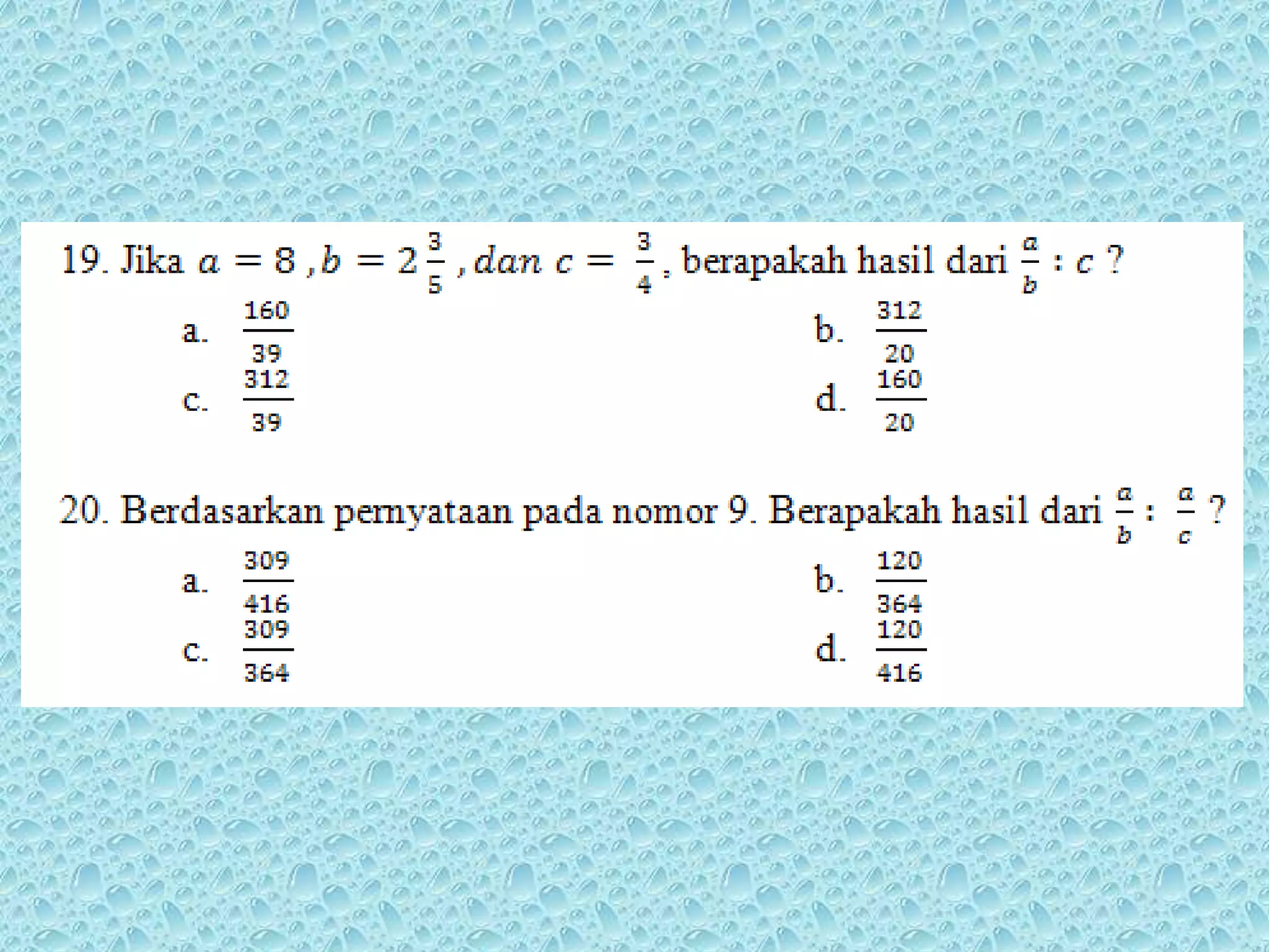 Soal post test | PPTX