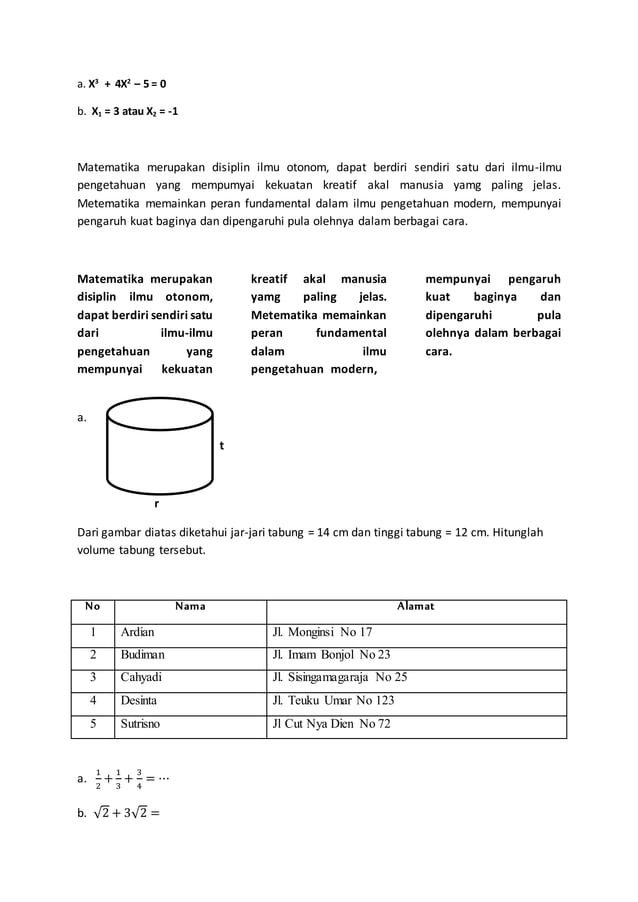 Soal praktek WORD | DOCX