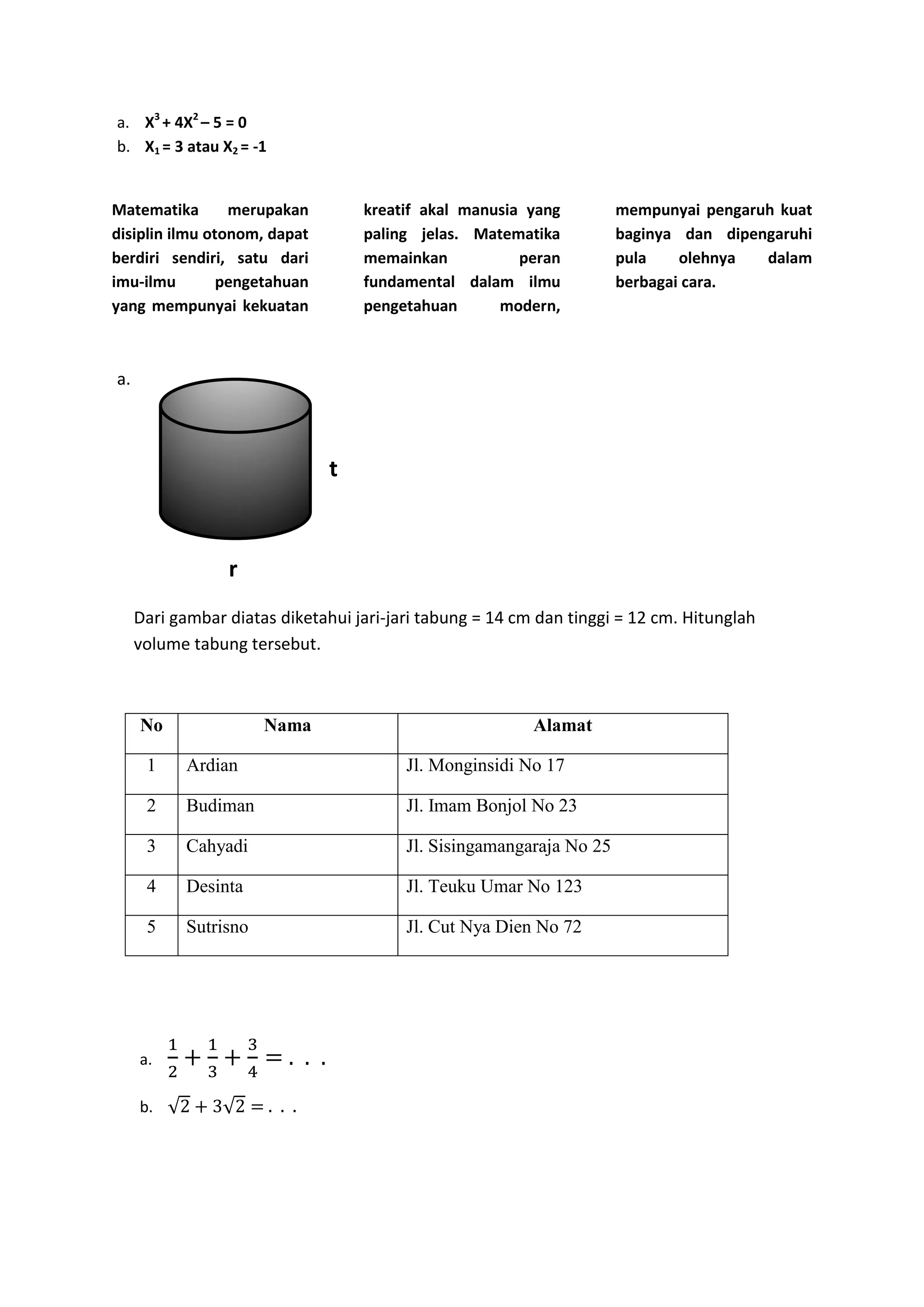 Soal praktek word | PDF