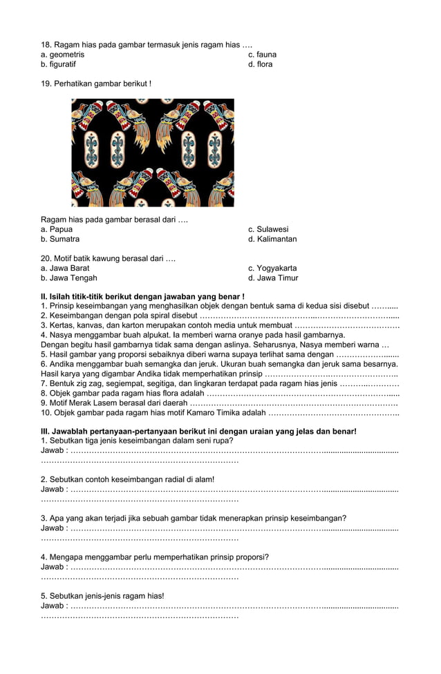 Soal PTS-STS Seni Rupa Kelas 5 Semester 2 Kurikulum Merdeka T.A 2023-2024.pdf