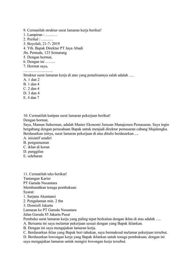 SOAL PTS BAHASA INDONESIA KELAS XII.docx