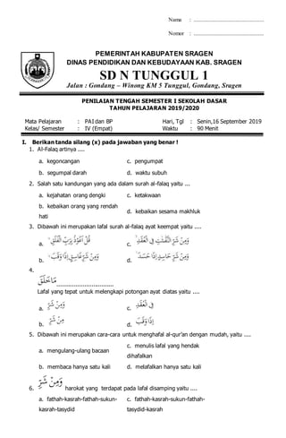 Soal PTS PAI Smster 1 kls 1-6 TP 2019-2020.docx