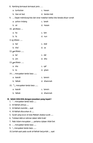 Soal PTS PAI Smster 1 kls 1-6 TP 2019-2020.docx