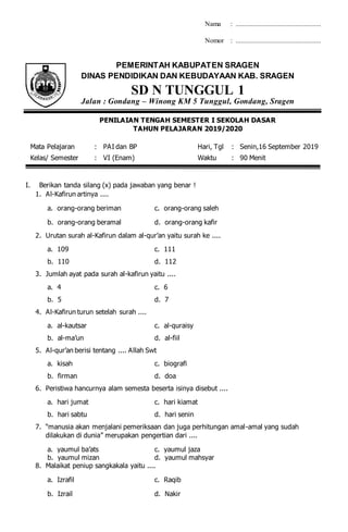 Soal PTS PAI Smster 1 kls 1-6 TP 2019-2020.docx