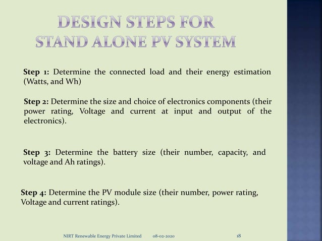 Solar PV Design & Applications | PPTX | Home Appliances | Home & Garden