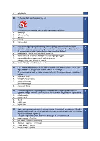 Soal dan Jawaban SAS 1 - Media Desain Brief Kelas XI DKV - Fase F.pdf