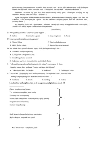 SOAL SAS BJW KELAS 7 Ganjil 2023.doc