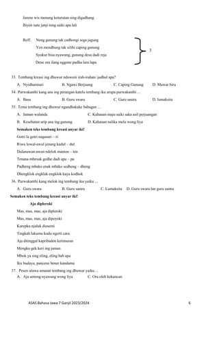 SOAL SAS BJW KELAS 7 Ganjil 2023.doc