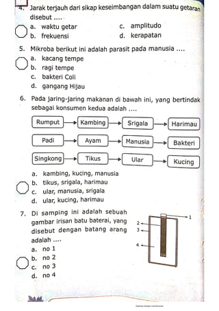 Soal Seleksi Ipa Tahap 2 Pdf