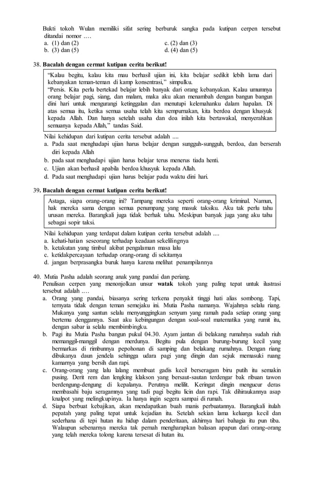 Soal semester gasal 2012 | PDF