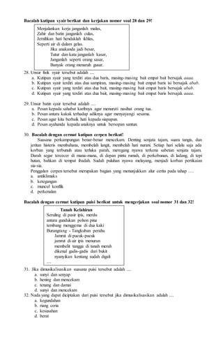 Soal semester gasal 2012 | PDF