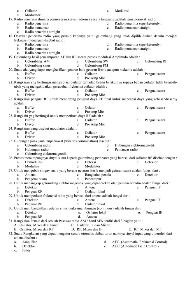Soal semester genap tp | PDF