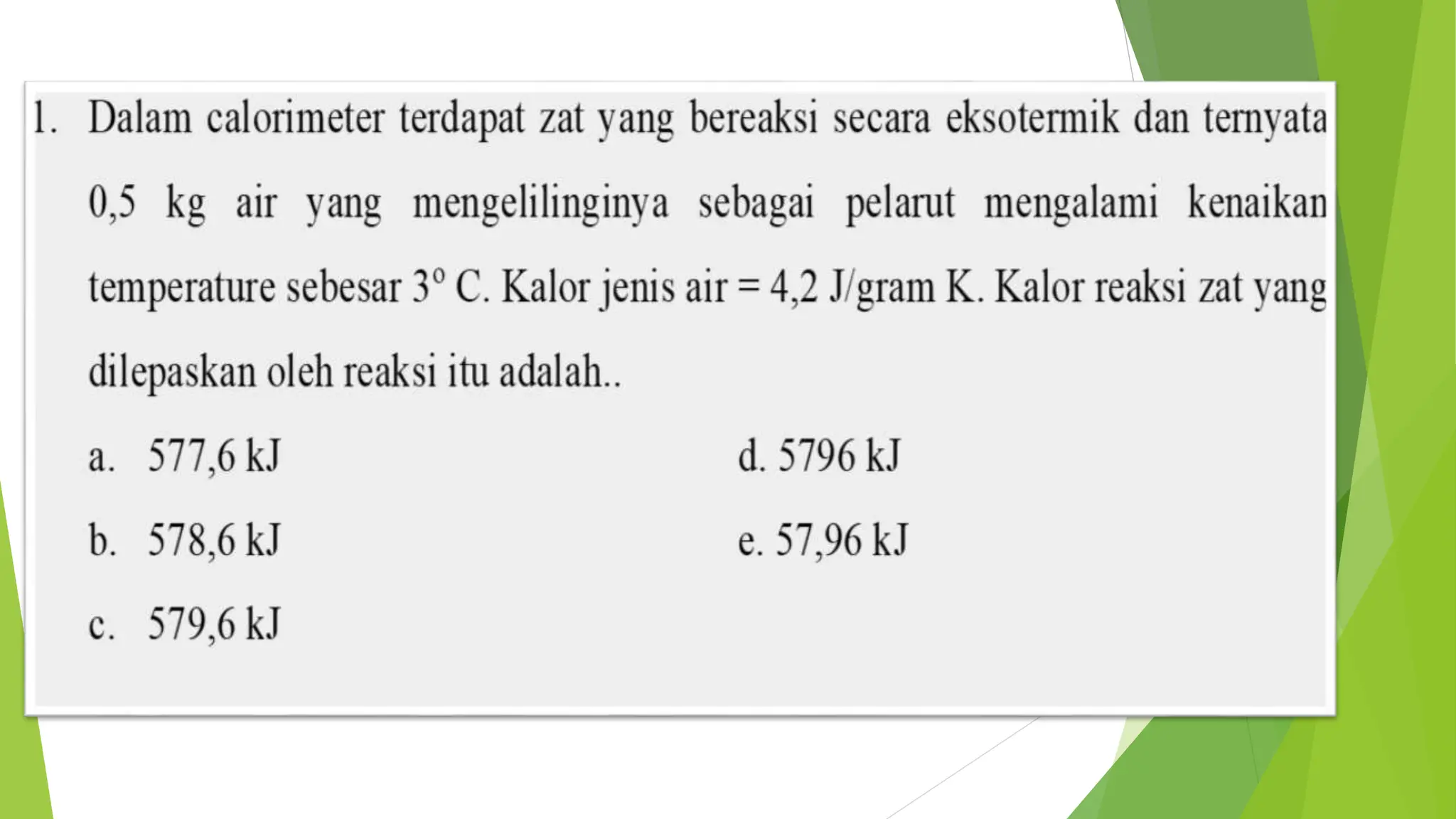SOAL SOAL TERMOKIMIA 2023 KELAS XI IPA.pptx