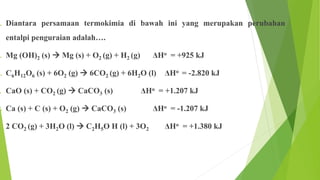 SOAL SOAL TERMOKIMIA 2023 KELAS XI IPA.pptx