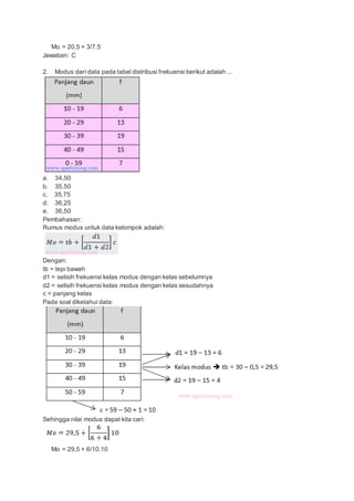 Soal statistika | PDF