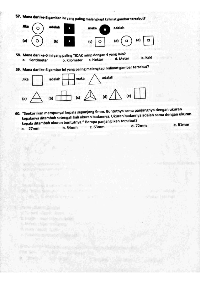 Soal test no 1 (1) | PDF