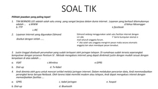 Soal tik kelas xi semester 1 | PPT