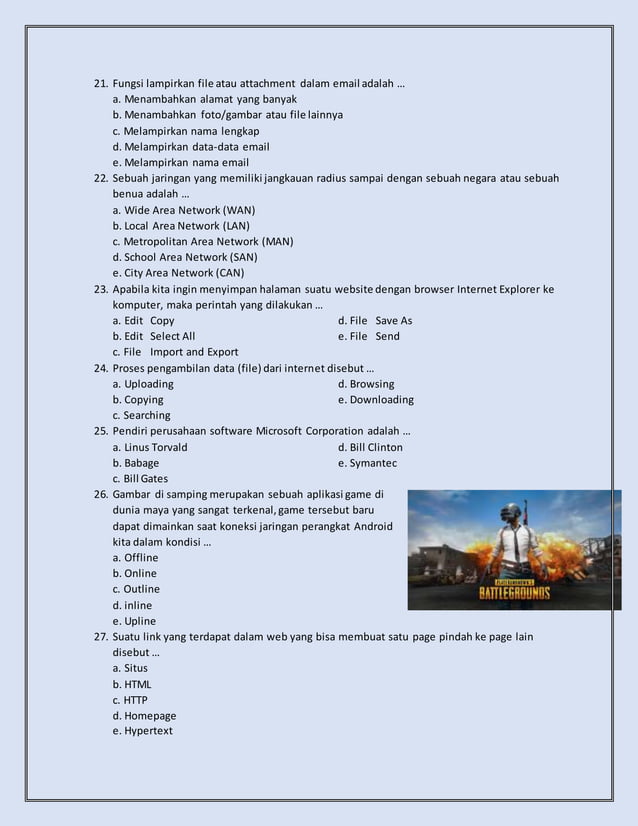 Soal tik kelas xi | PDF