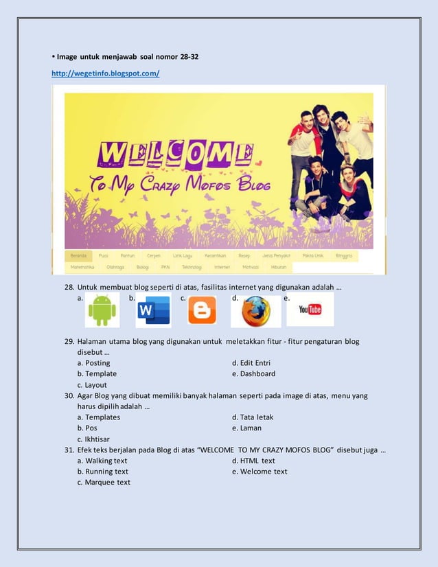 Soal tik kelas xi | PDF