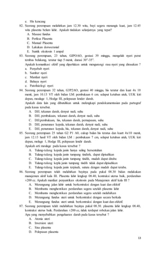 Soal try out | DOCX