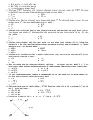 Soal try out i | PDF