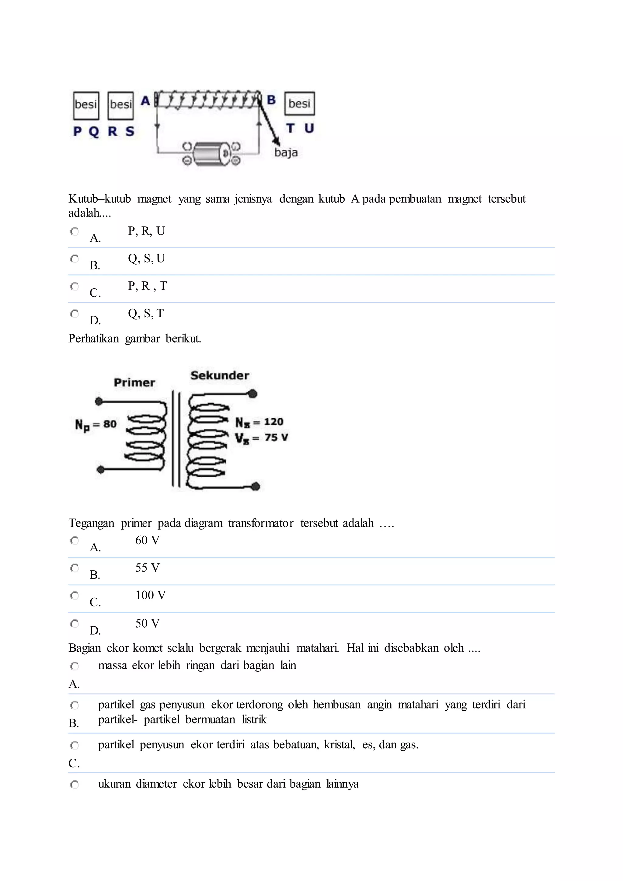 Soal try out ipa 2 | PDF