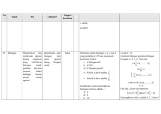 Soal Type C mtk review marematika sekolah | DOCX
