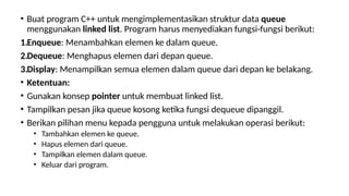 soal ujian pertemuan delapan semester empat | PPTX