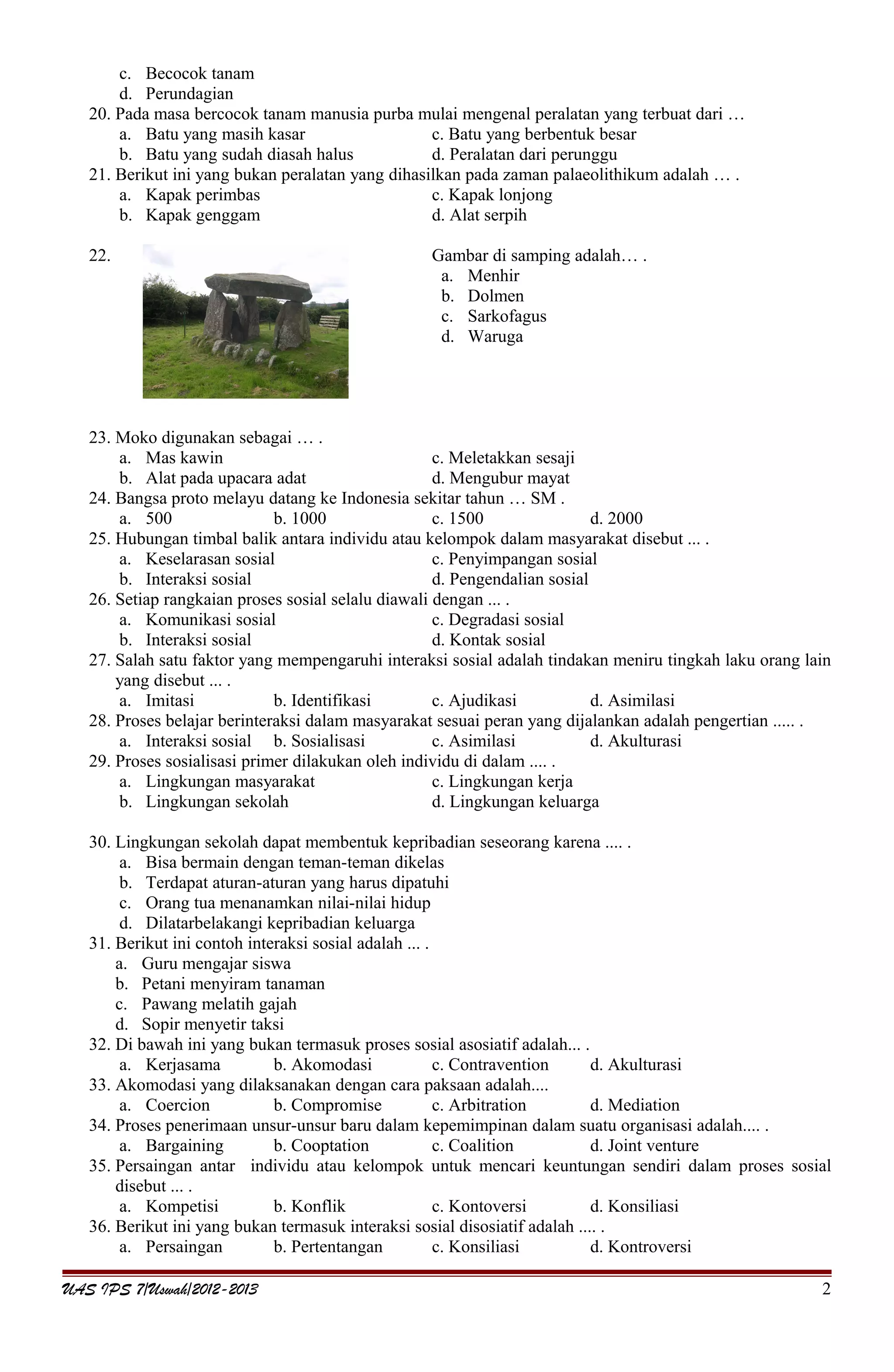 Soal uas gasal | DOC