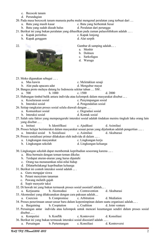 Soal uas gasal | DOC