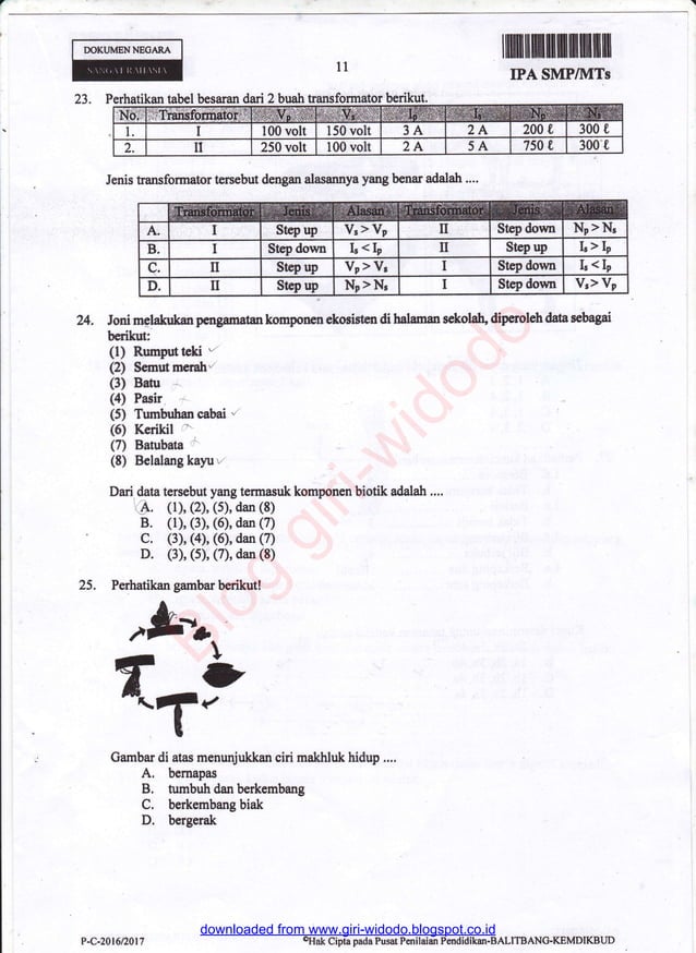 Soal uas ipa kelas 9 semester | PDF