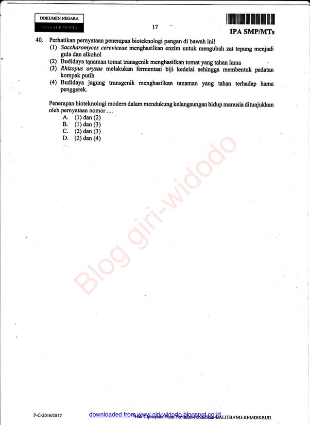 Soal uas ipa kelas 9 semester | PDF