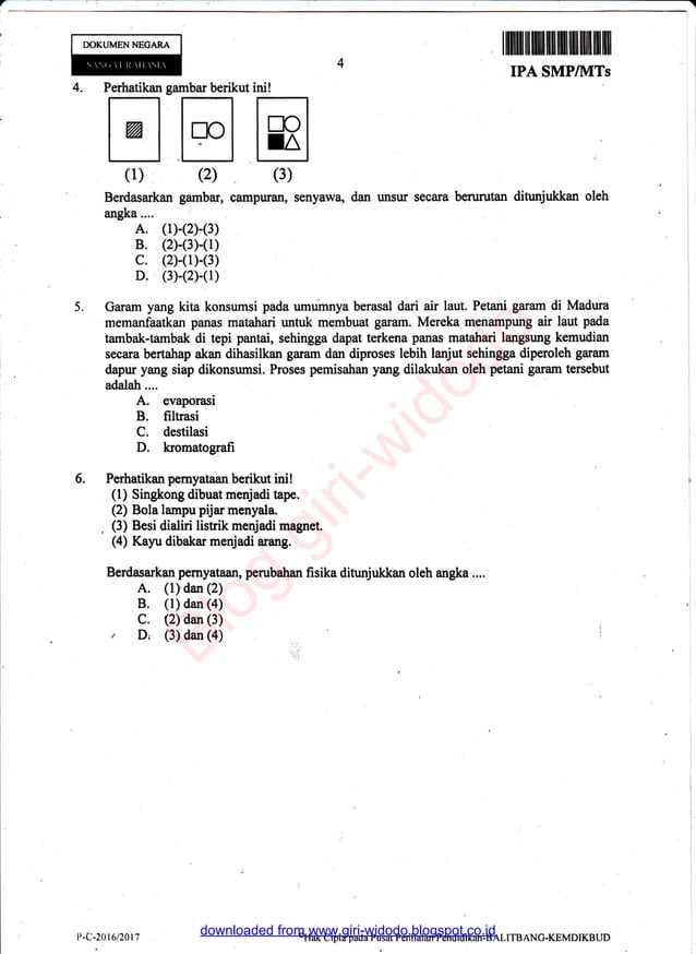 Soal uas ipa kelas 9 semester | PDF