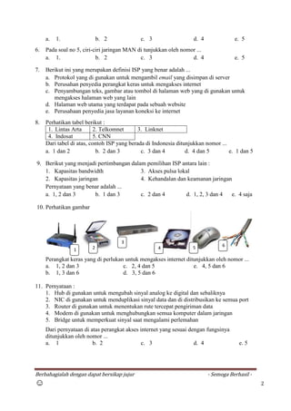 Soal uas tik kelas XI-S.Ganjil | DOCX
