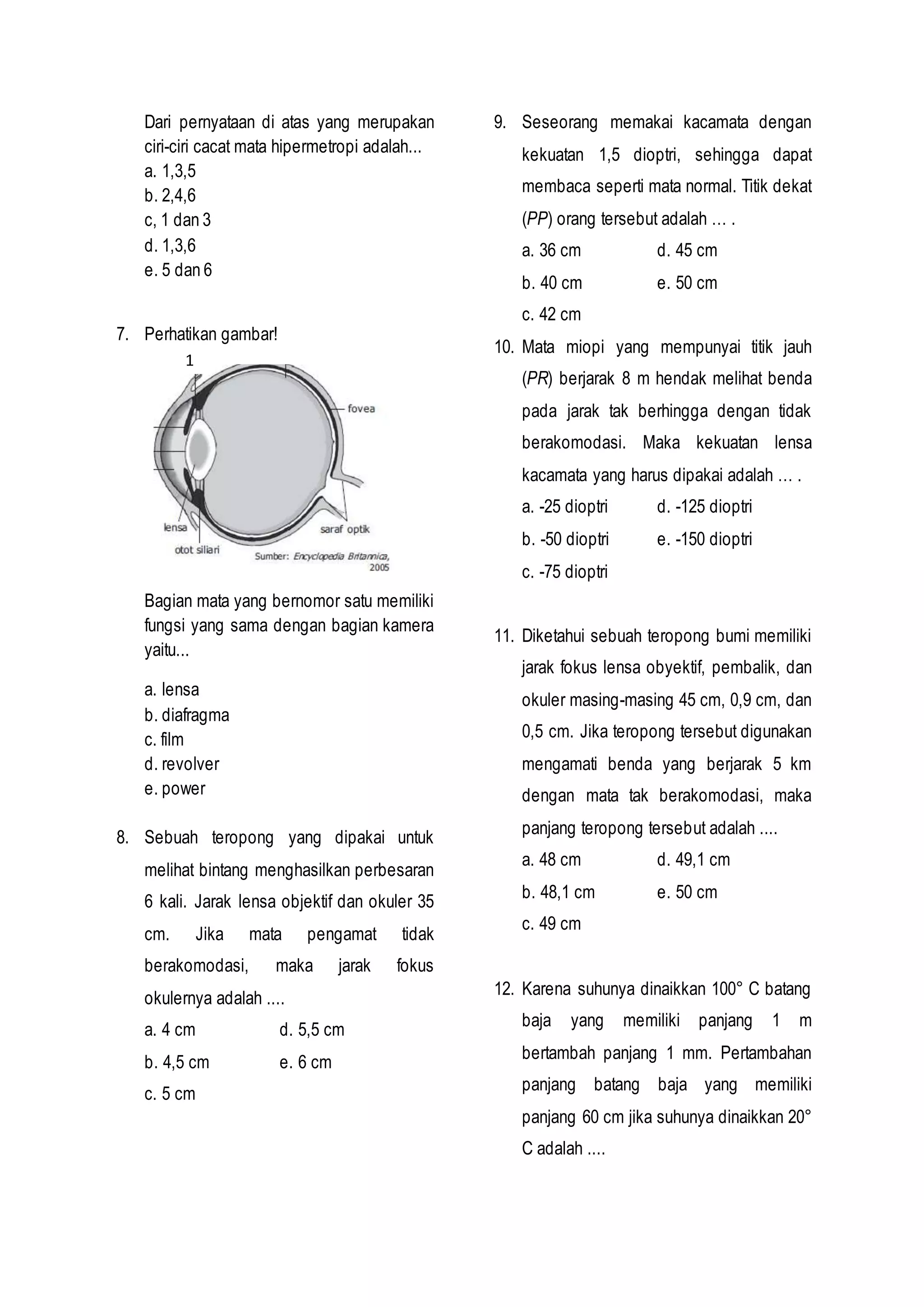 Soal ujian mid semester kelas x ktsp | DOCX