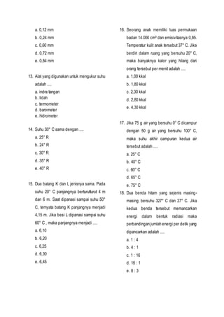 Soal ujian mid semester kelas x ktsp | DOCX