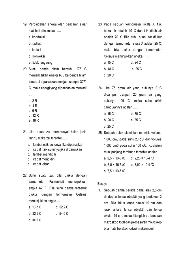 Soal ujian mid semester kelas x ktsp | DOCX