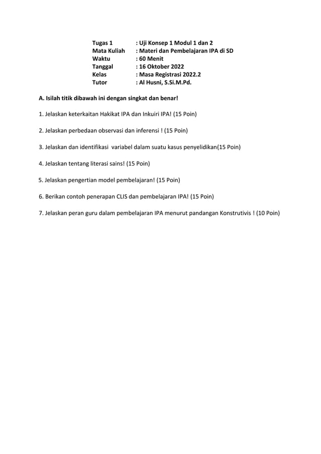 Soal Ujian tugas 1 modul 1 dan 2, 16 oktober 2022.docx