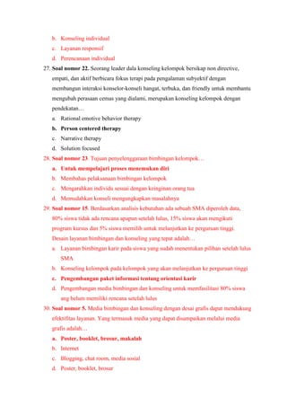 Soal ukg bk sm 3 t 26-01-2014 | PDF