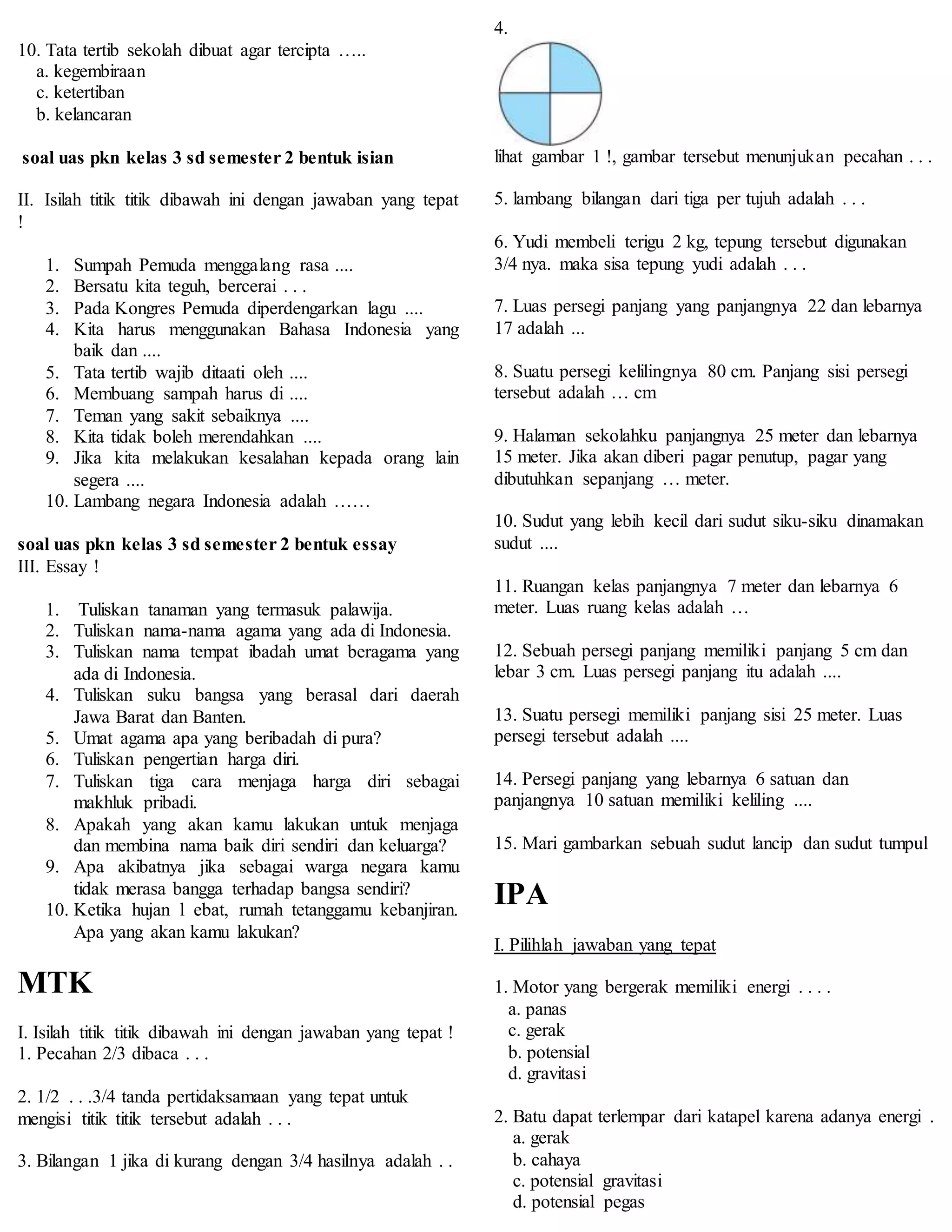Soal ukk | PDF