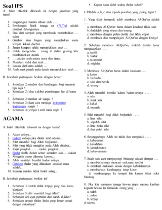 Soal ukk | PDF