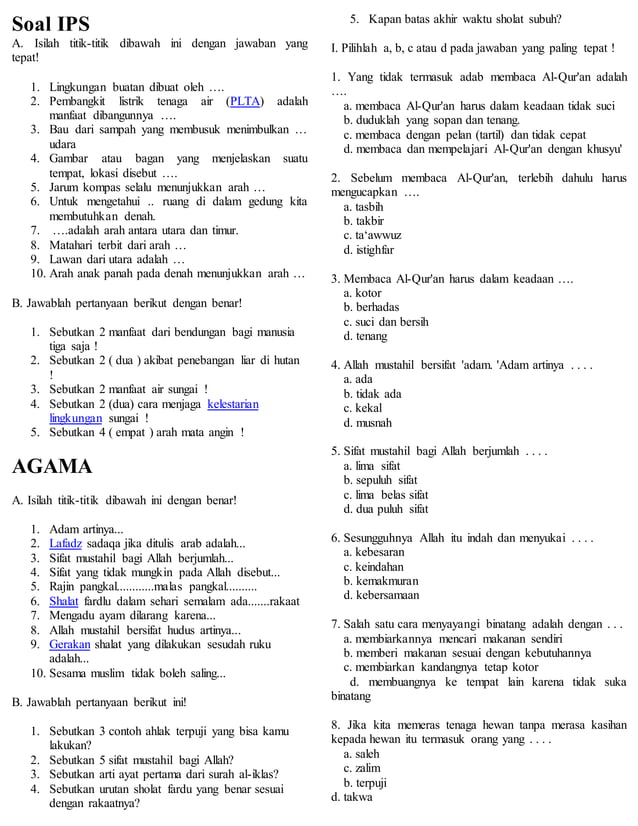 Soal ukk | PDF