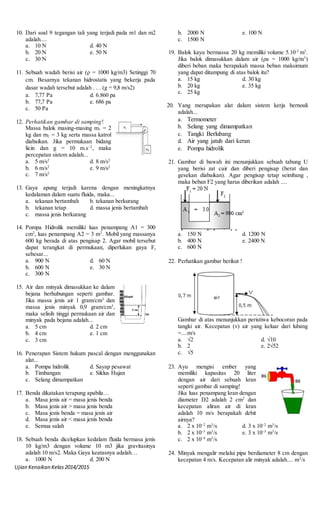 Soal ukk fisika 11 | DOCX