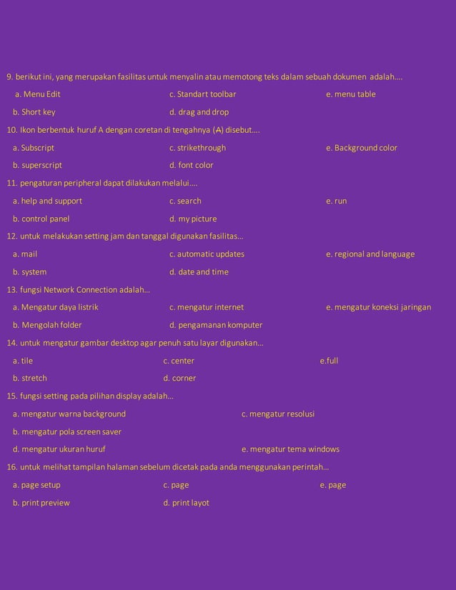 Soal ukk semester 2 | DOCX