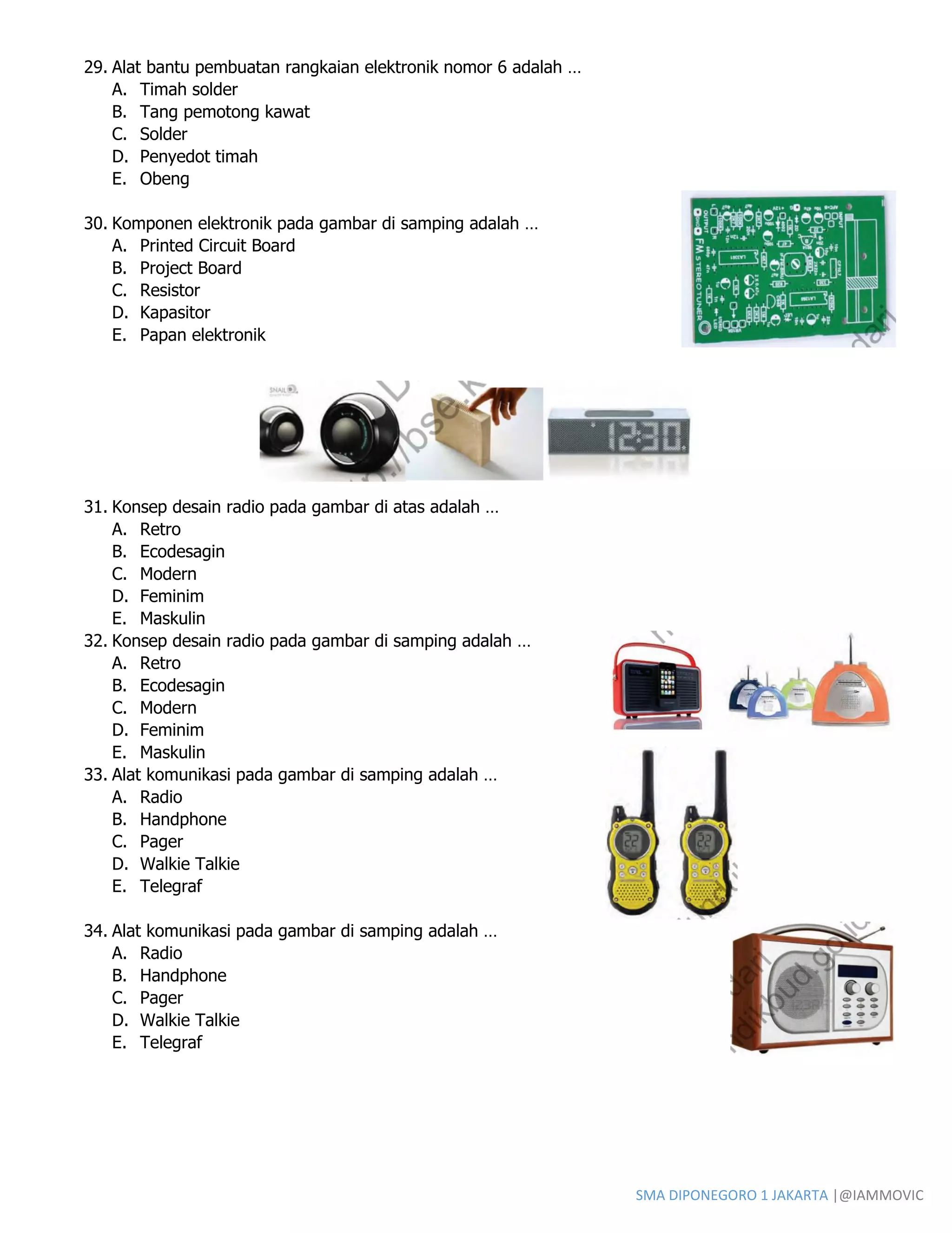 SOAL ULANGAN BLOK PRAKARYA DAN KEWIRAUSAHAAN KELAS X PAKET A | PDF